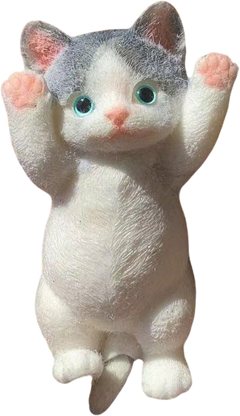 Big Realistic Cat Squishy Toys,Chubby Fluffy Cat Squishies Toys,Cute ...