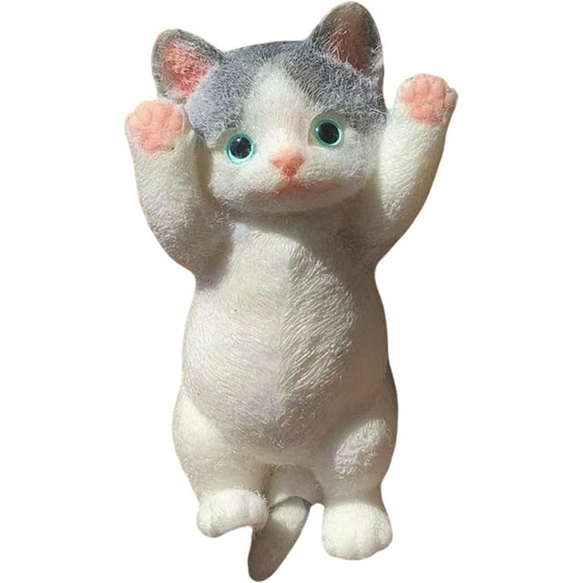Big Realistic Cat Squishy Toys,Chubby Fluffy Cat Squishies Toys,Cute ...