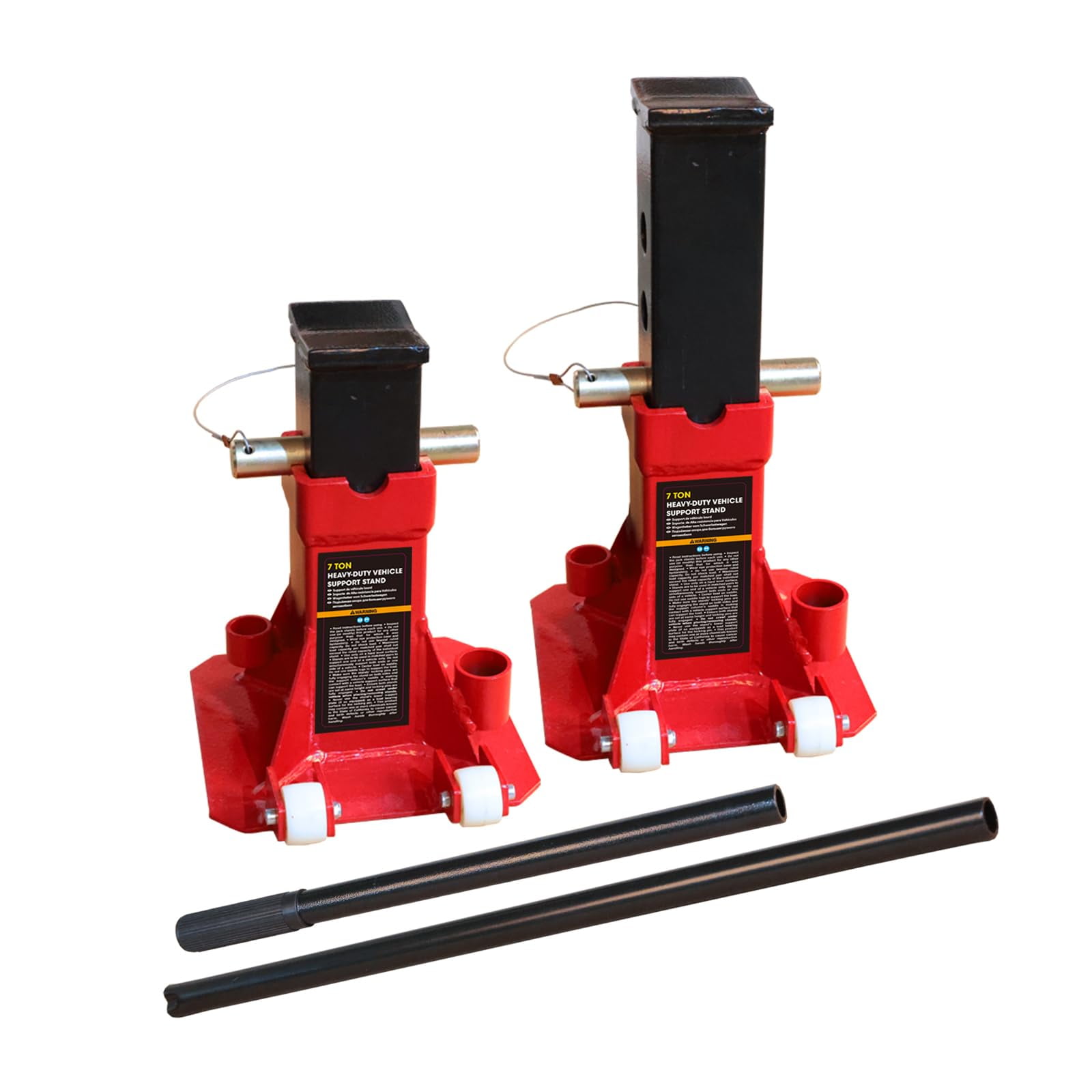Big Red 7 Ton Jack Stands Heavy Duty Pin Style Car Jack Stand with ...