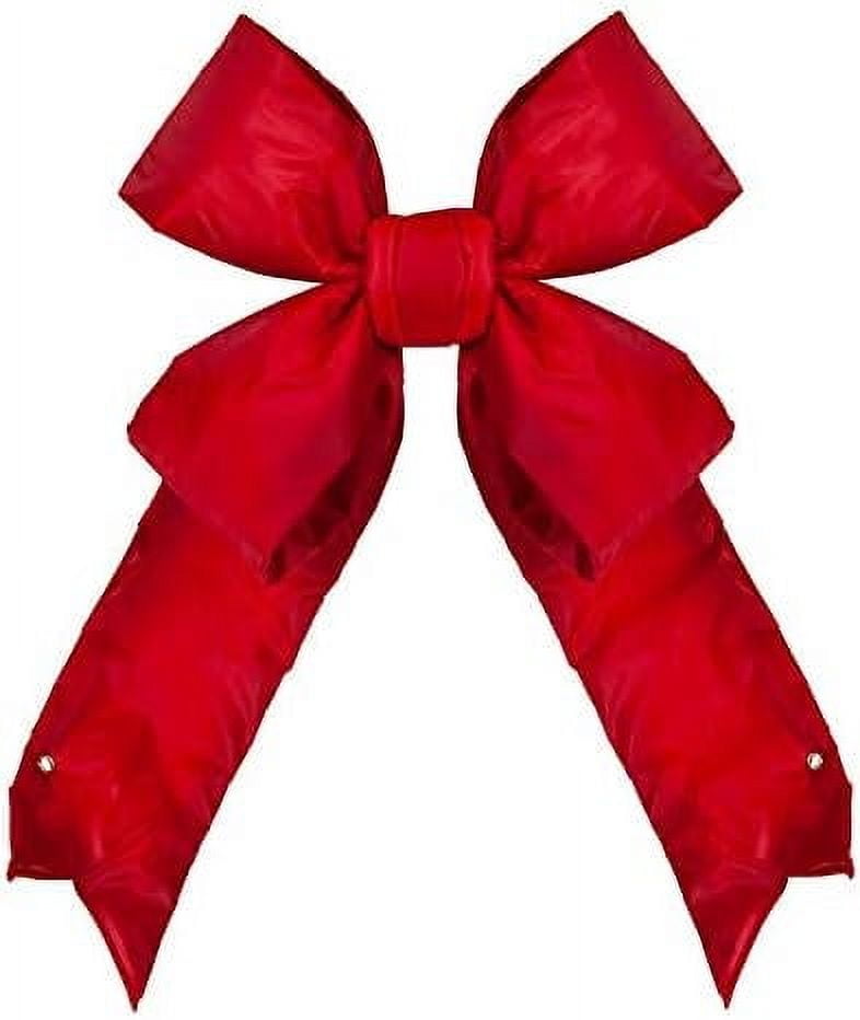 Big Red Bow - Large Outdoor Christmas Bow Commercial Christmas House ...