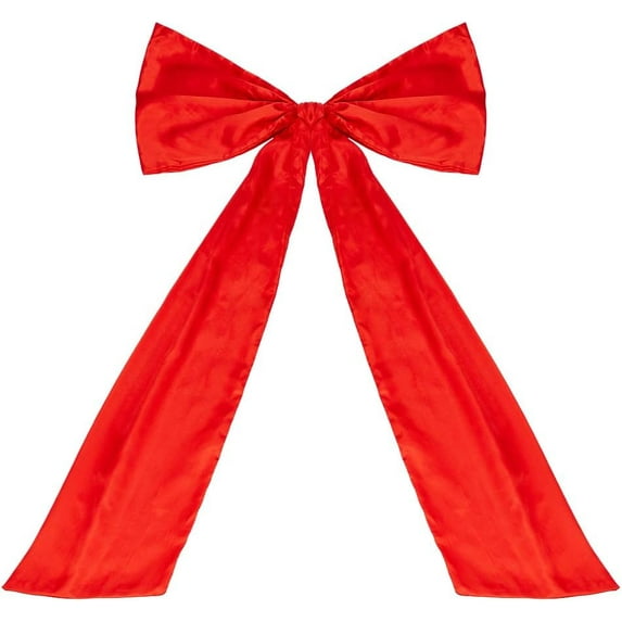 Big Red Decorations Large Giant Huge Satin Bows Decor Cloth Coquette ...