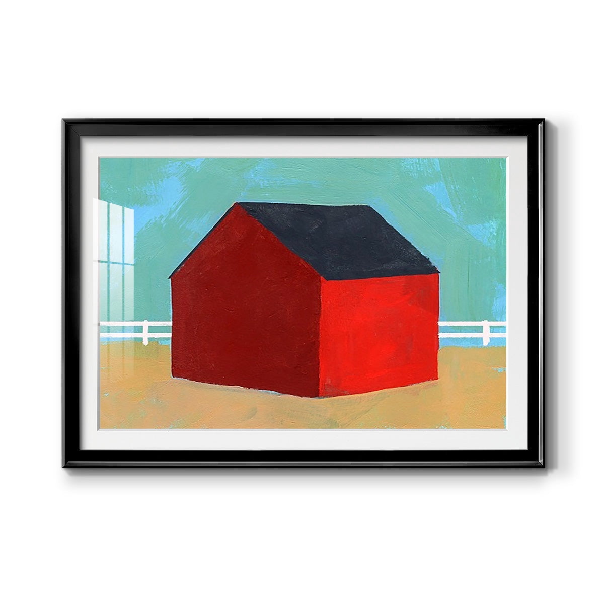 Big Red One IV Premium Framed Print - Ready to Hang - Walmart.com
