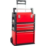 Big Red Mobile Large Tool Box: Rolling Storage Cabinet with 3 Drawers ...