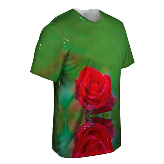 Big Red Rose Mens T-Shirt All Over Print - Walmart.com
