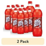 (2 pack) Big Red Soda Pop, 16.9 fl oz, 6 Pack Bottles - Walmart.com