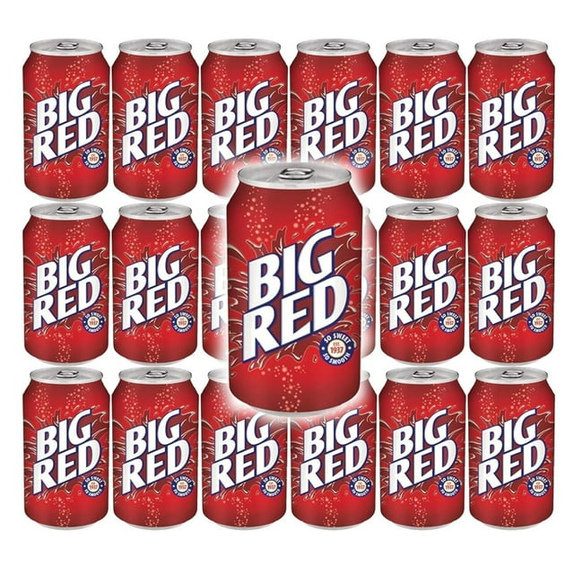 Big Red Soda Soft Drink, 12 Ounce (18 Cans) - Walmart.com