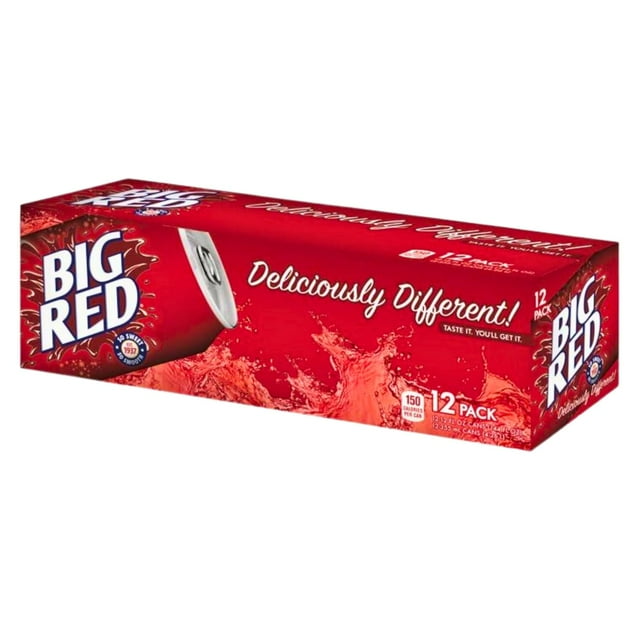 Big Red Zero Calorie Cream Soda Soft Drink, 12 Pack 12 oz by Louisiana ...