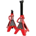 Big Red Lightweight Steel Jack Stands: 2 Ton Capacity, 1 Pair, Red ...