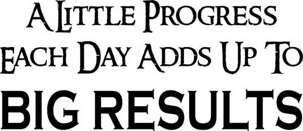 Big Results, Inspirational Vinyl Wall Decal by Scripture Wall Art, 11 ...