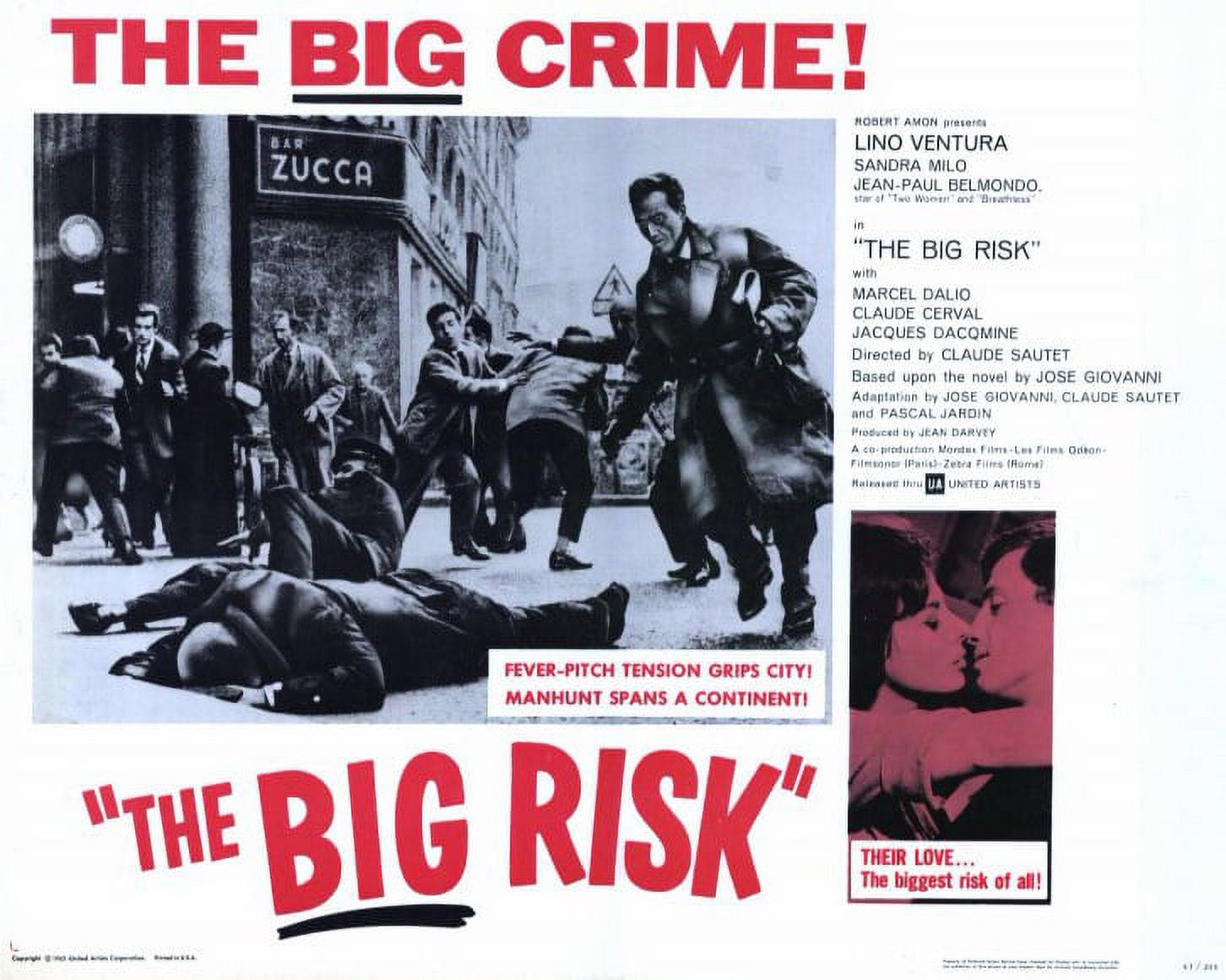 Big Risk - movie POSTER (Style A) (11" x 14") (1963) - Walmart.com