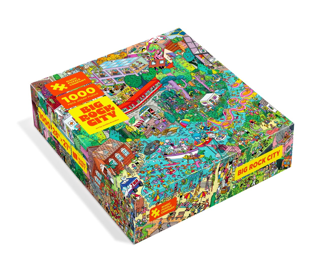 Big Rock City • 1000-Piece Jigsaw Puzzle from The Magic Puzzle Company ...