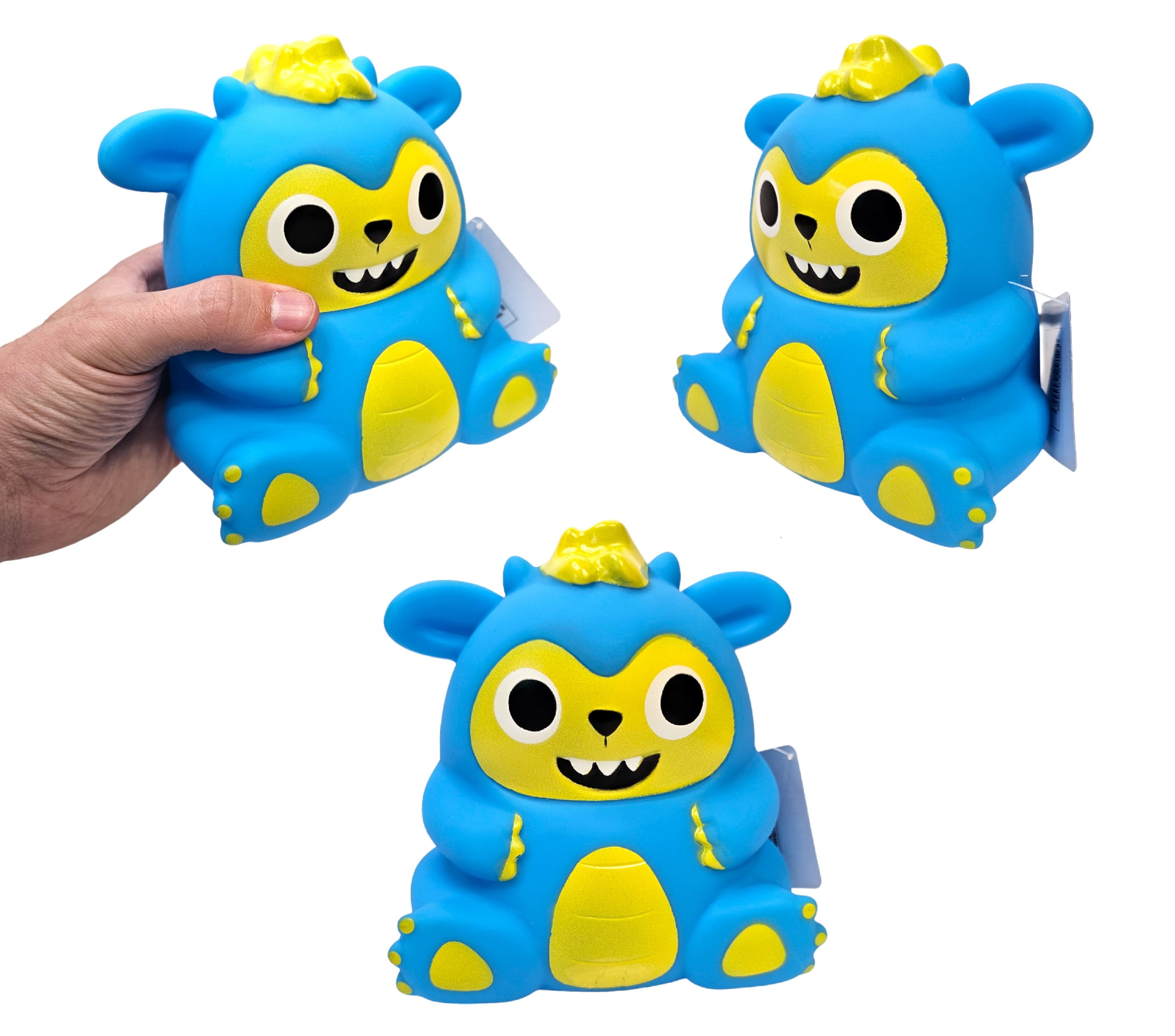 Big Rubber Monster Collectibles (Blue Monster) (6 Inch) Fun Unique ...