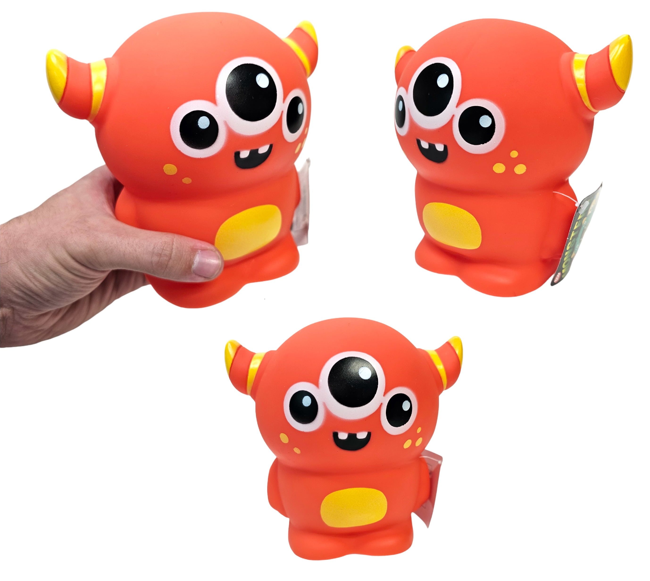 Big Rubber Monster Collectibles (Orange Monster) (6 Inch) Fun Unique ...