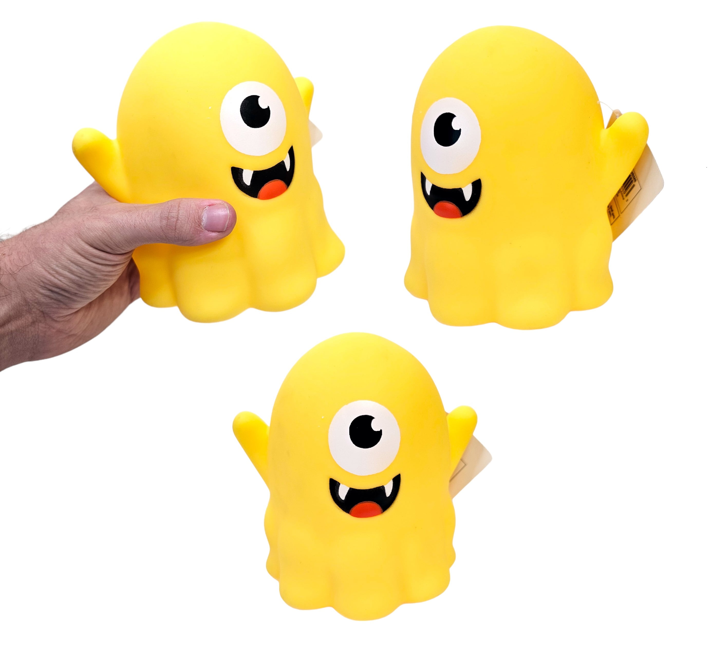 Big Rubber Monster Collectibles (Yellow Monster) (6 Inch) Fun Unique ...