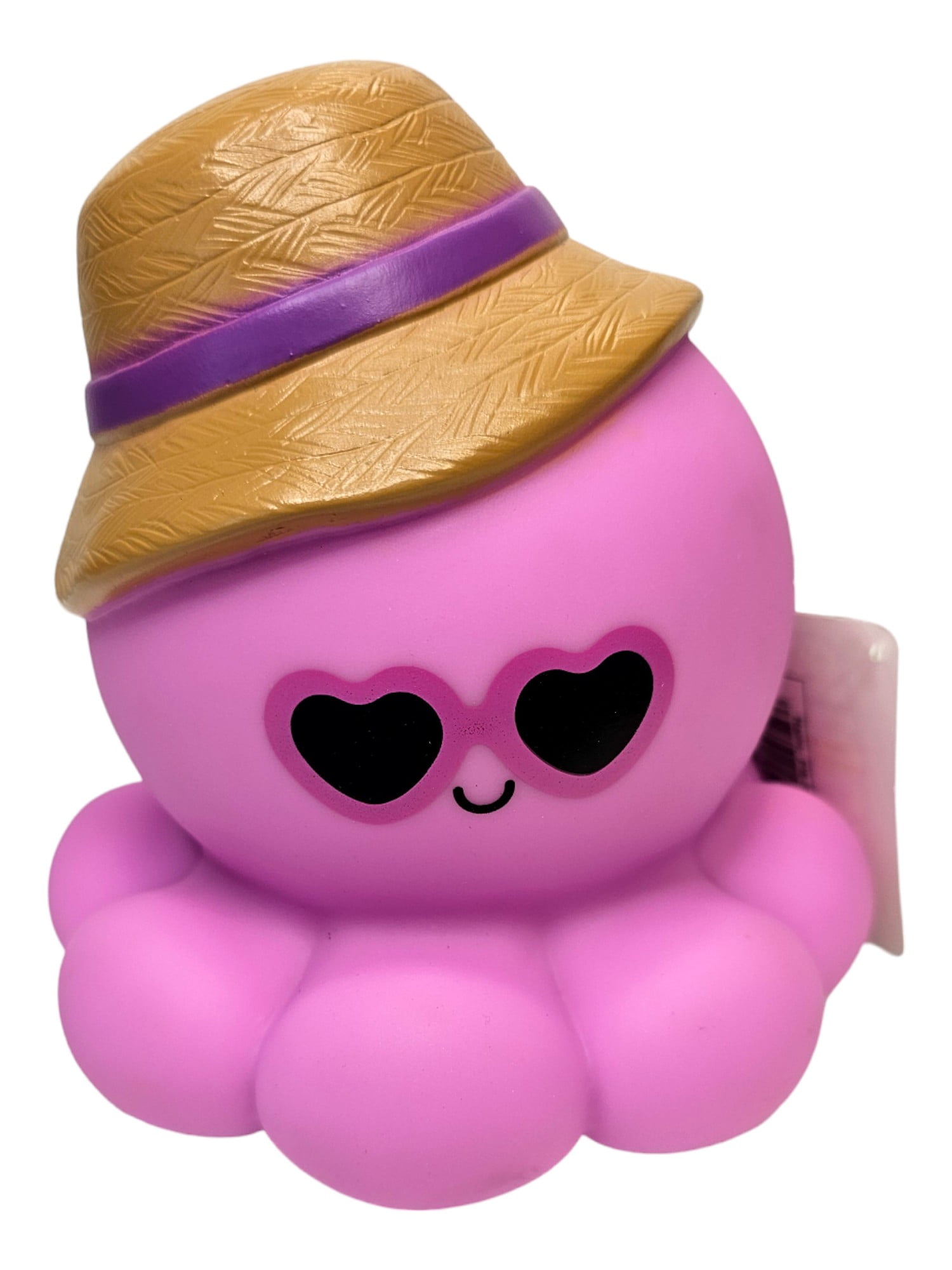 Big Rubber Octopus (Beach Goer) 5-6" Tall Fun Bath Toy and Carnival ...