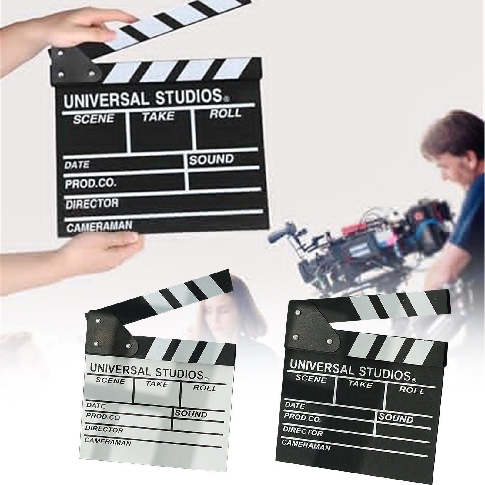 Big Sale! 1*Decoration Movie Clapboard Props Clapperboard Photography ...