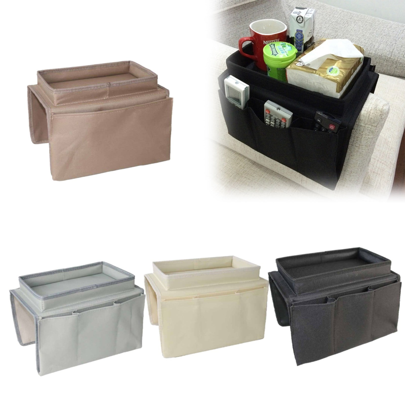 Big Sale! 1*Sofa Storage Bag Sofa Armrest Organizer with Cup Holder ...