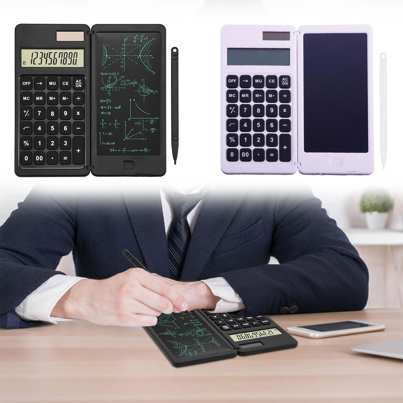 Big Sale! 1X Calculator Scientific Calculator with Notepad 10 Digit ...