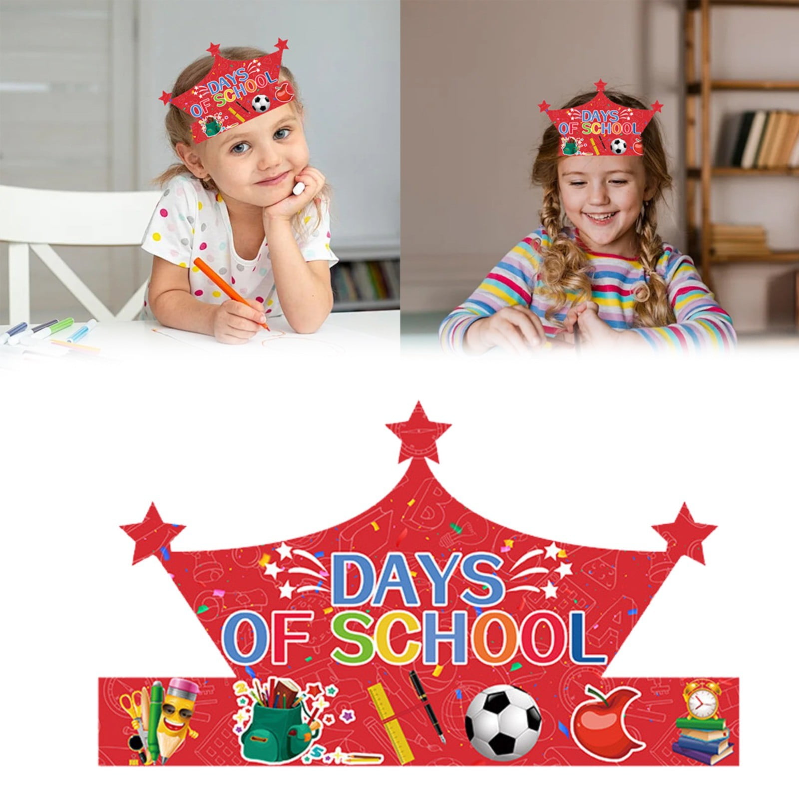 Big Sale!Auassia Event & Party Star Student Crowns For Kids Star Of The ...