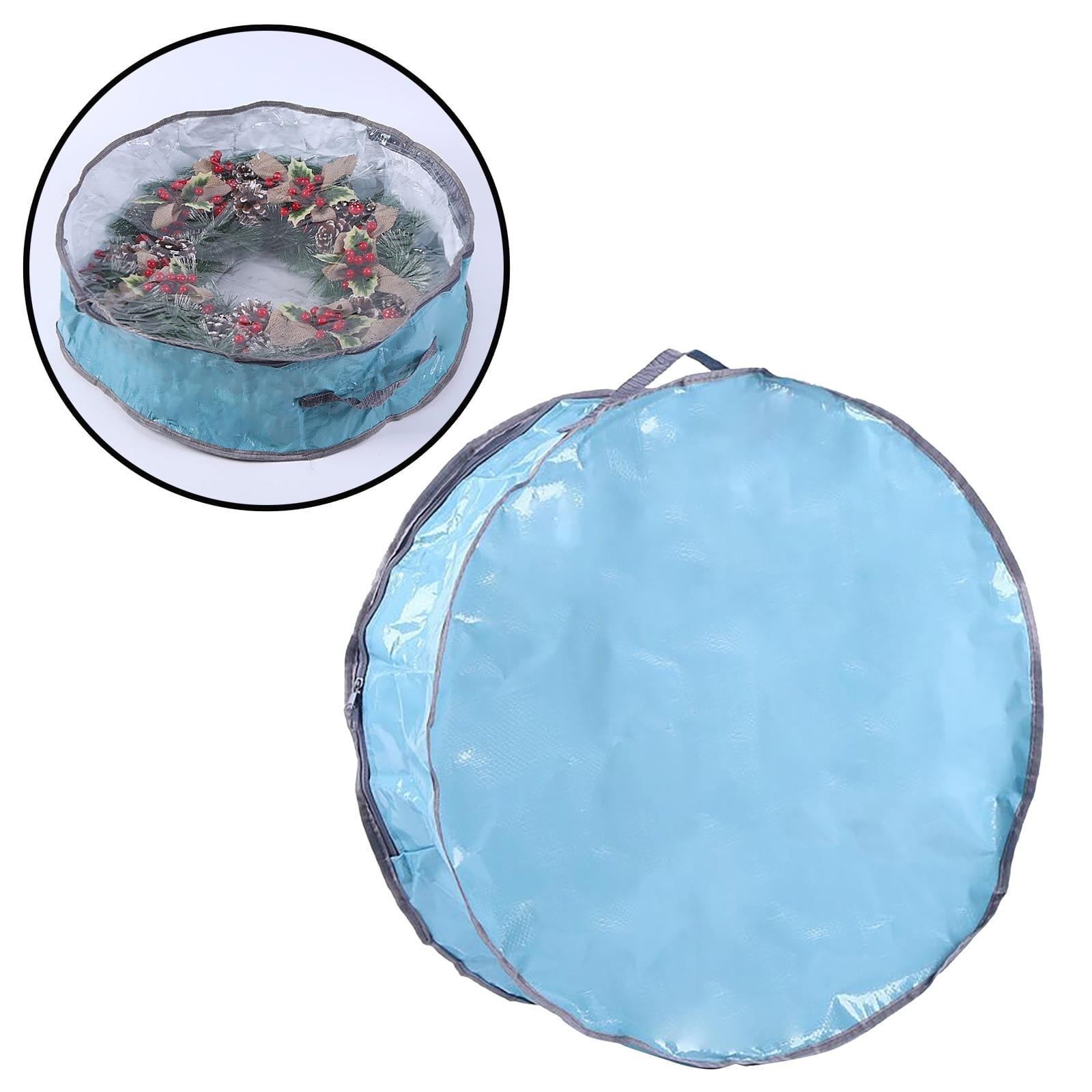 ⚡ Big Sale! Christmas Wreath Storage Bags Holiday Garland Storage ...