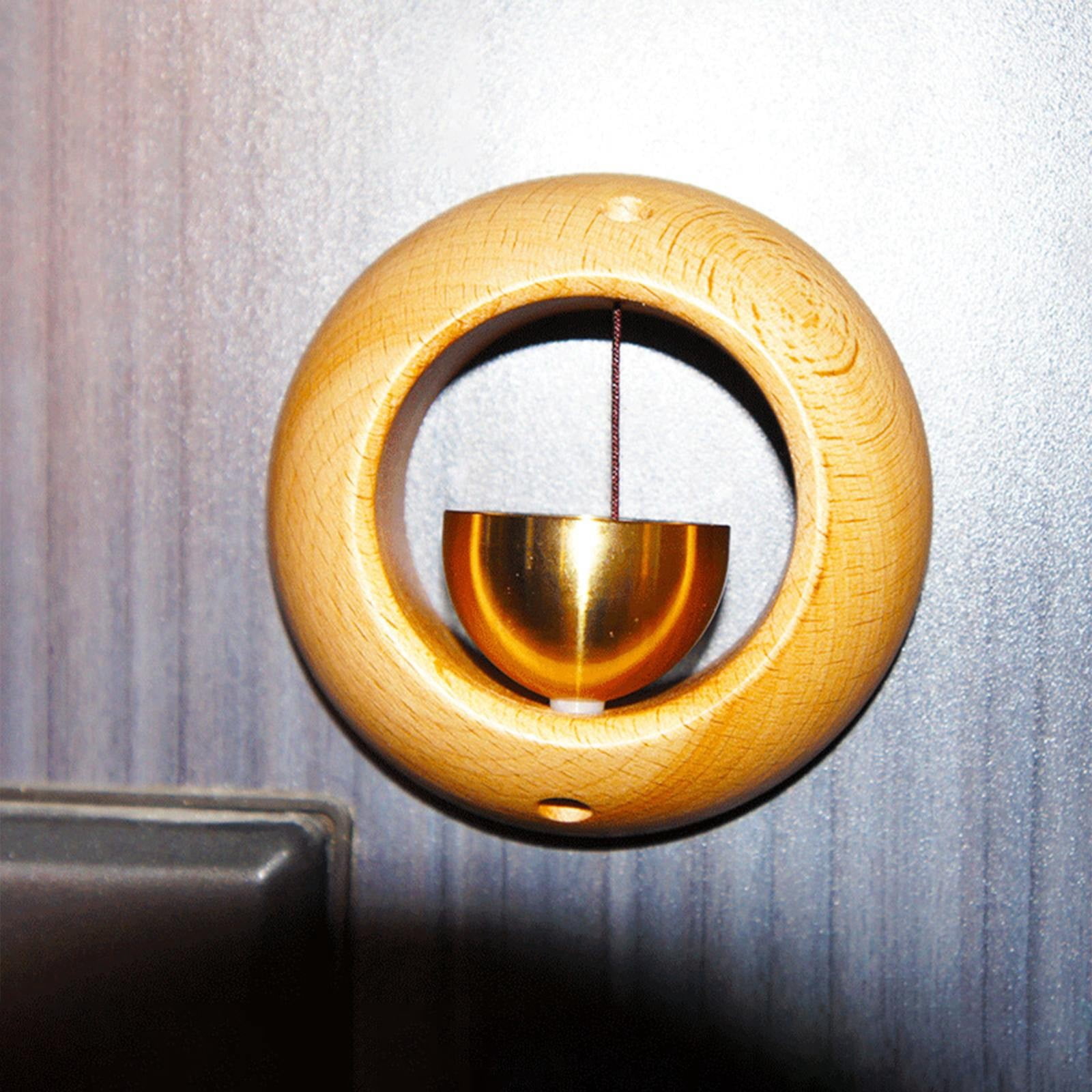 ⚡ Big Sale ! Chziua Bell for Door Opening Bell Wood Doorbell Wind Chime ...