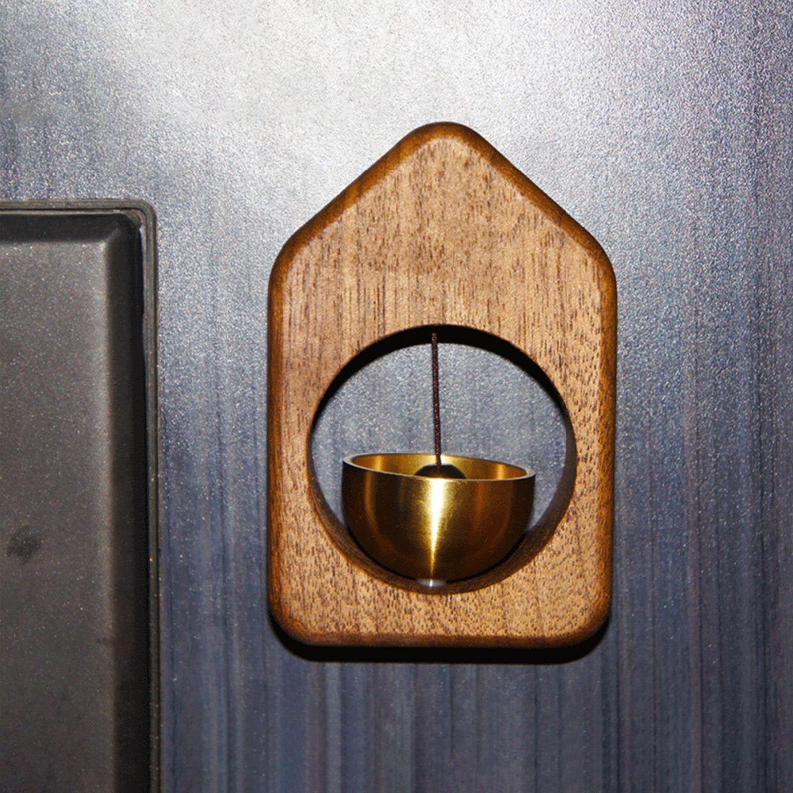 ⚡ Big Sale ! Chziua Bell for Door Opening Bell Wood Doorbell Wind Chime ...