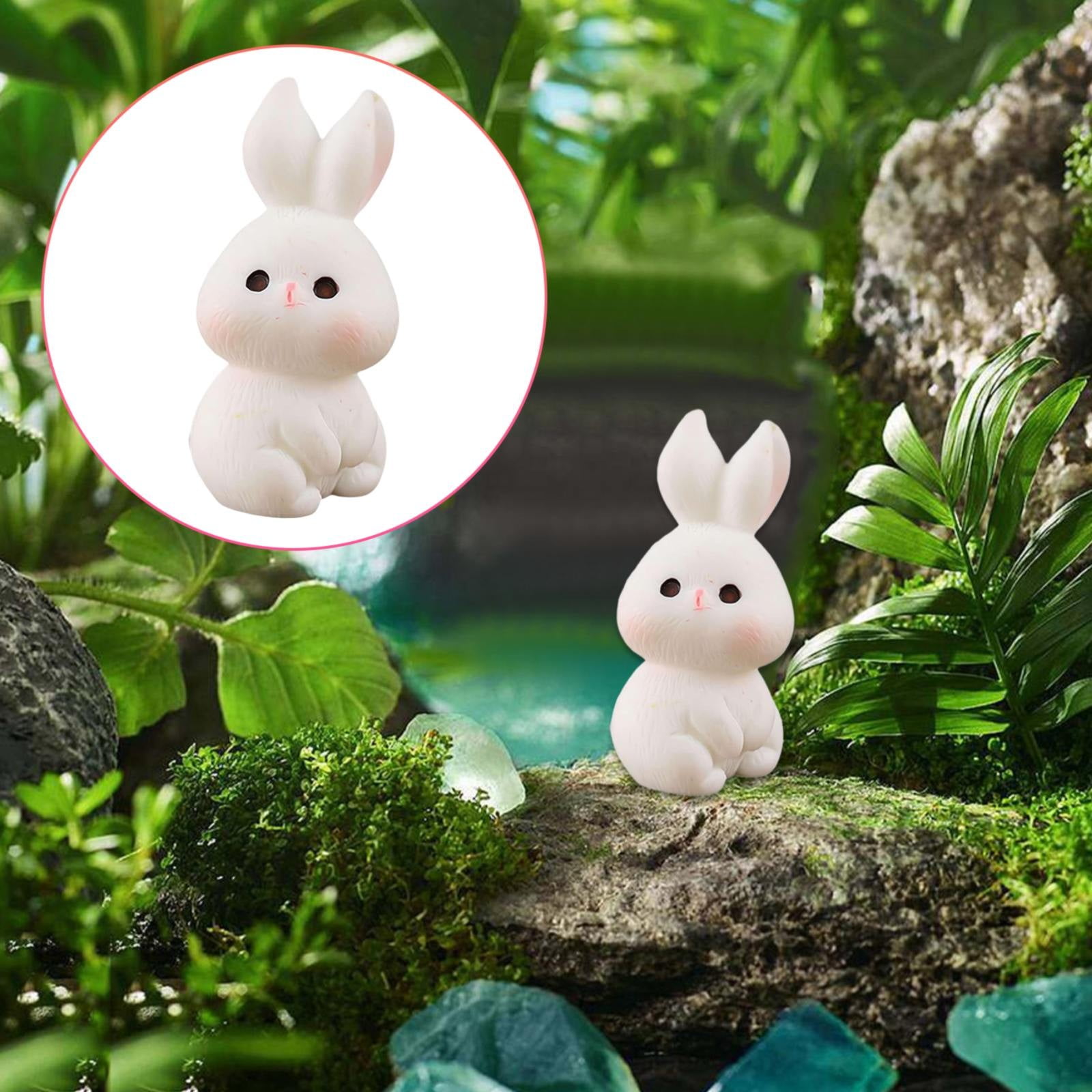 ⚡ Big Sale ! Chziua Mini Rabbit Miniauter Resin Rabbit Fairy Small ...