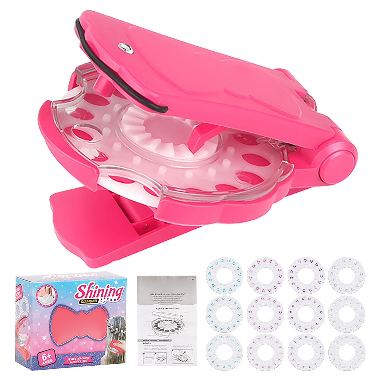 Big Sale ! Fixing Clip,Fixed Clip,Hair Bedazzler Kit Hair Gem Stamper ...