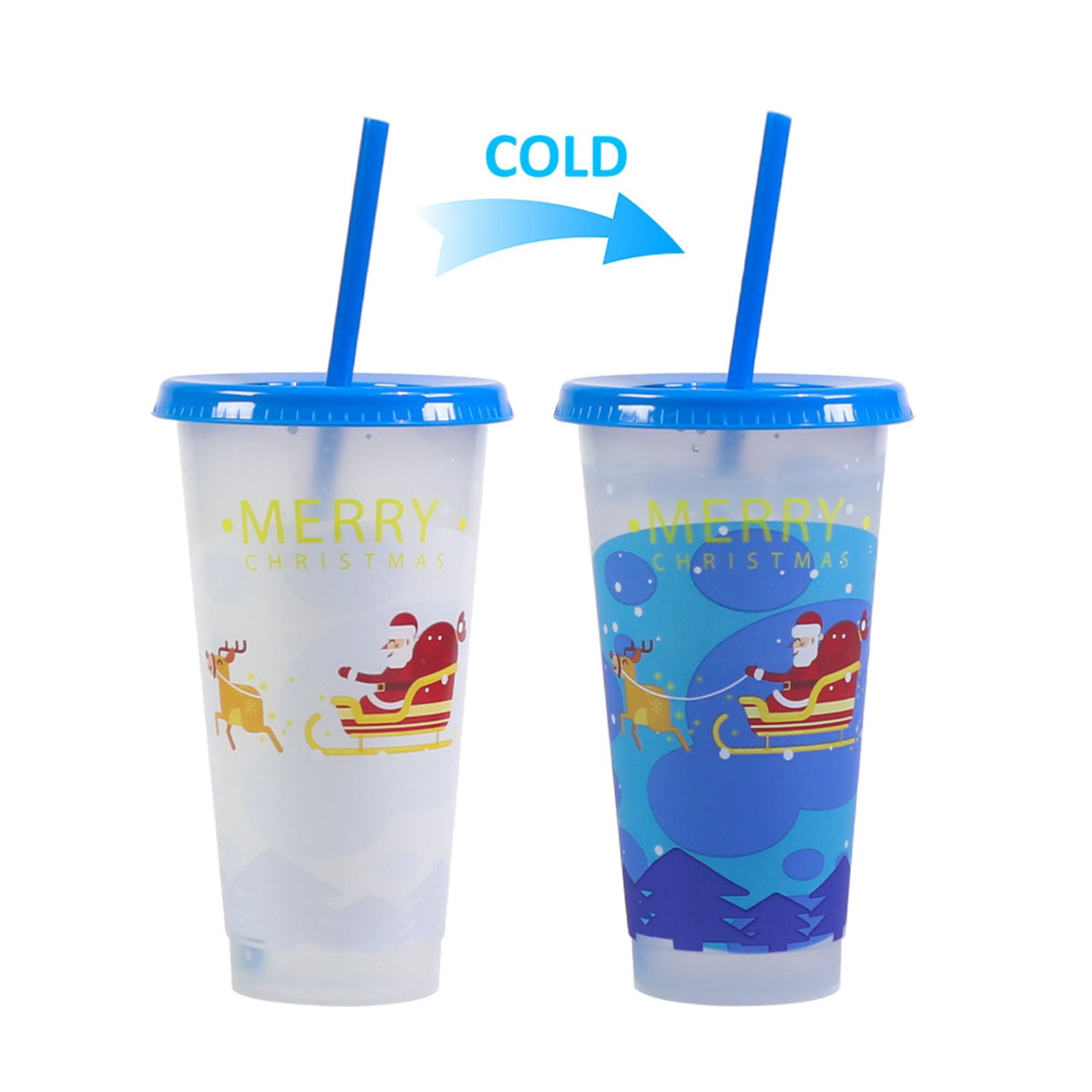 Big Sale ! Jiiey Glass&Bottle,Kitchen Cups,Christmas Color Changing Cup ...