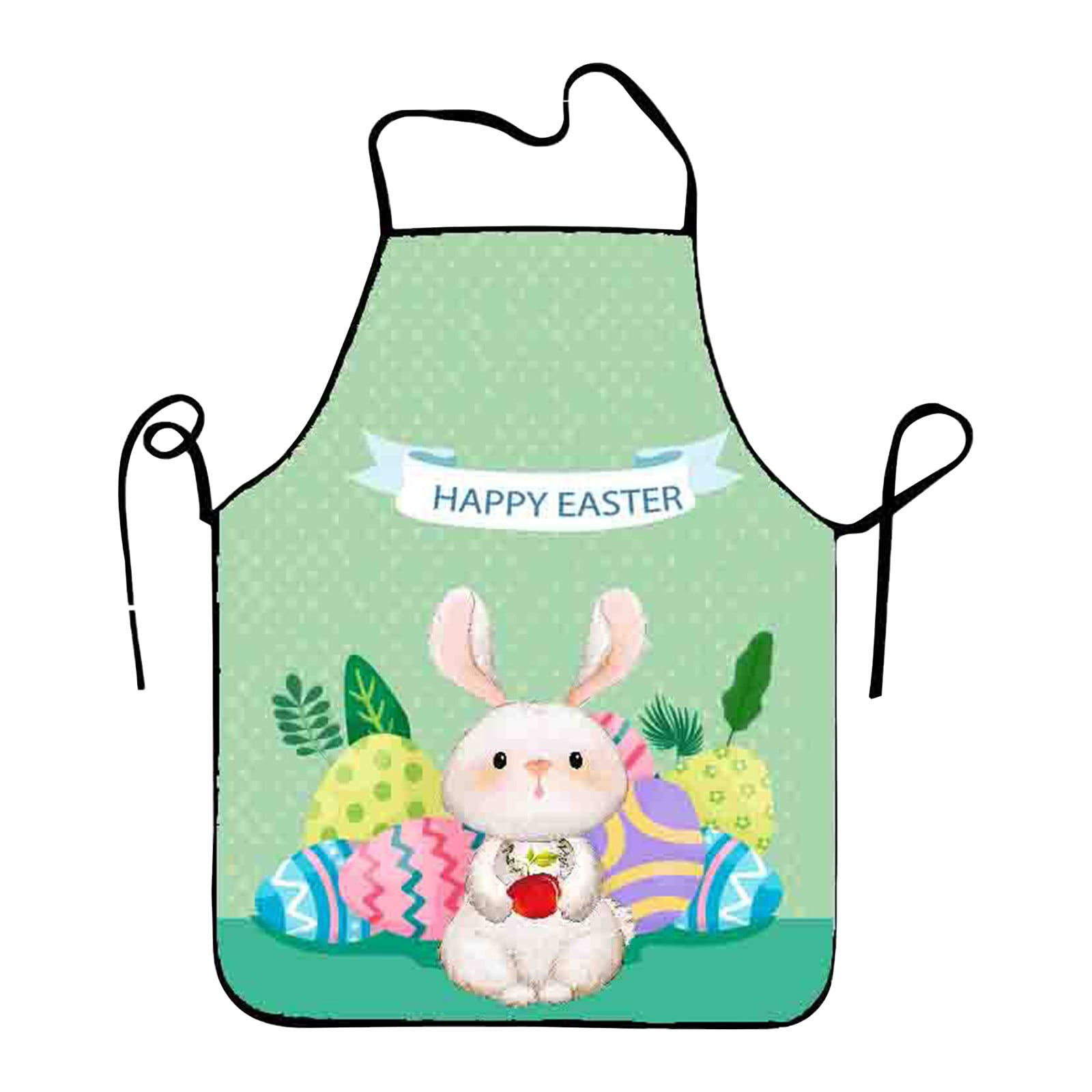 Big Sale ! Jiiey Lady Apron,Apron Sleeve,Easter Cartoon Rabbit Eggs ...