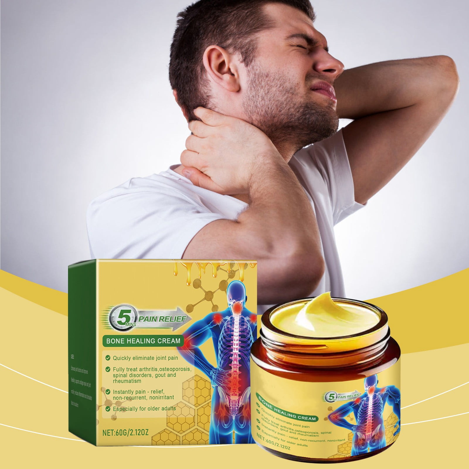 Big Sale! Joint Care Cream Relieves Waist, Shoulder And Knee Discomfort ...