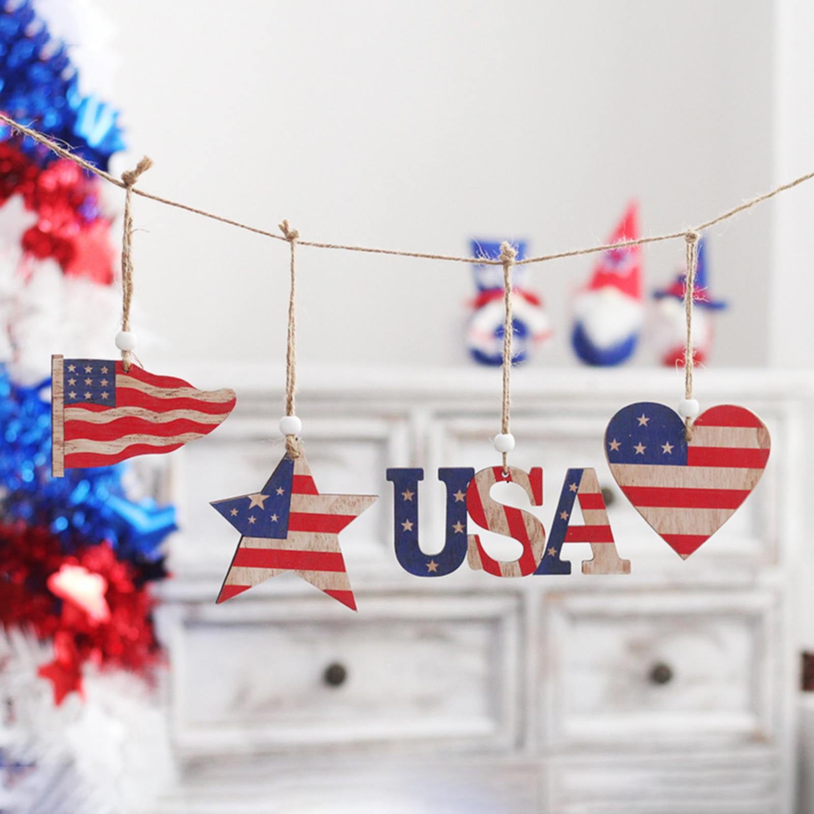 Big Sale!Piaybook Independence Day American Wood Fragment Set American ...