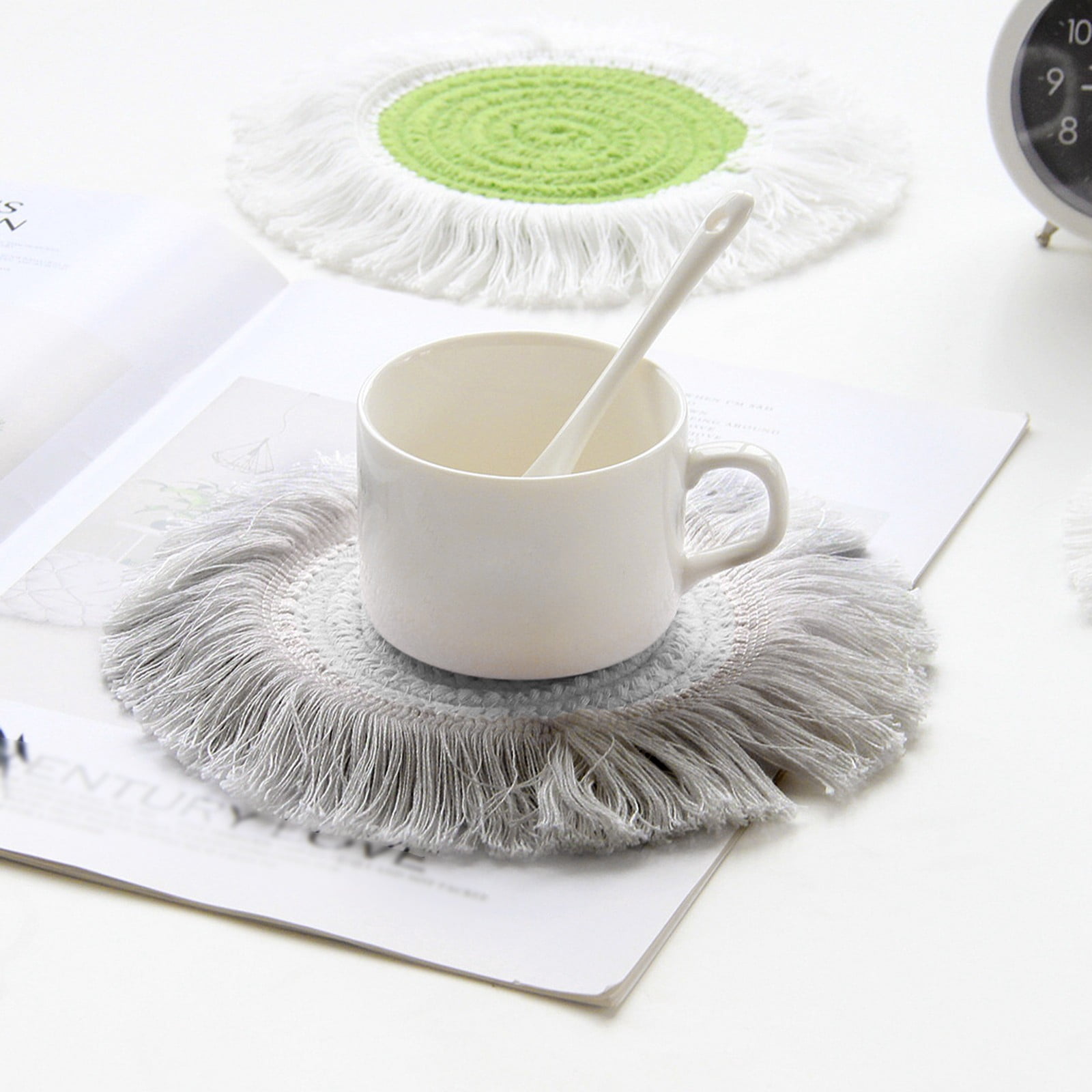 Big Sale Placemat Miayilima Kitchen Mat 12Cm Cotton Insulation Mat Meal ...