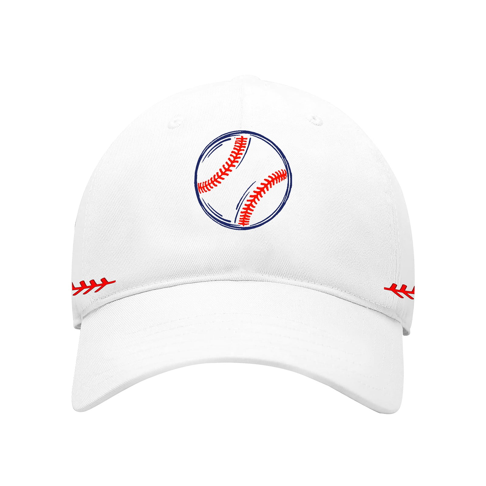 Big Sale! Unisex Vintage Washed Baseball Hat with Logo and Side Prints ...