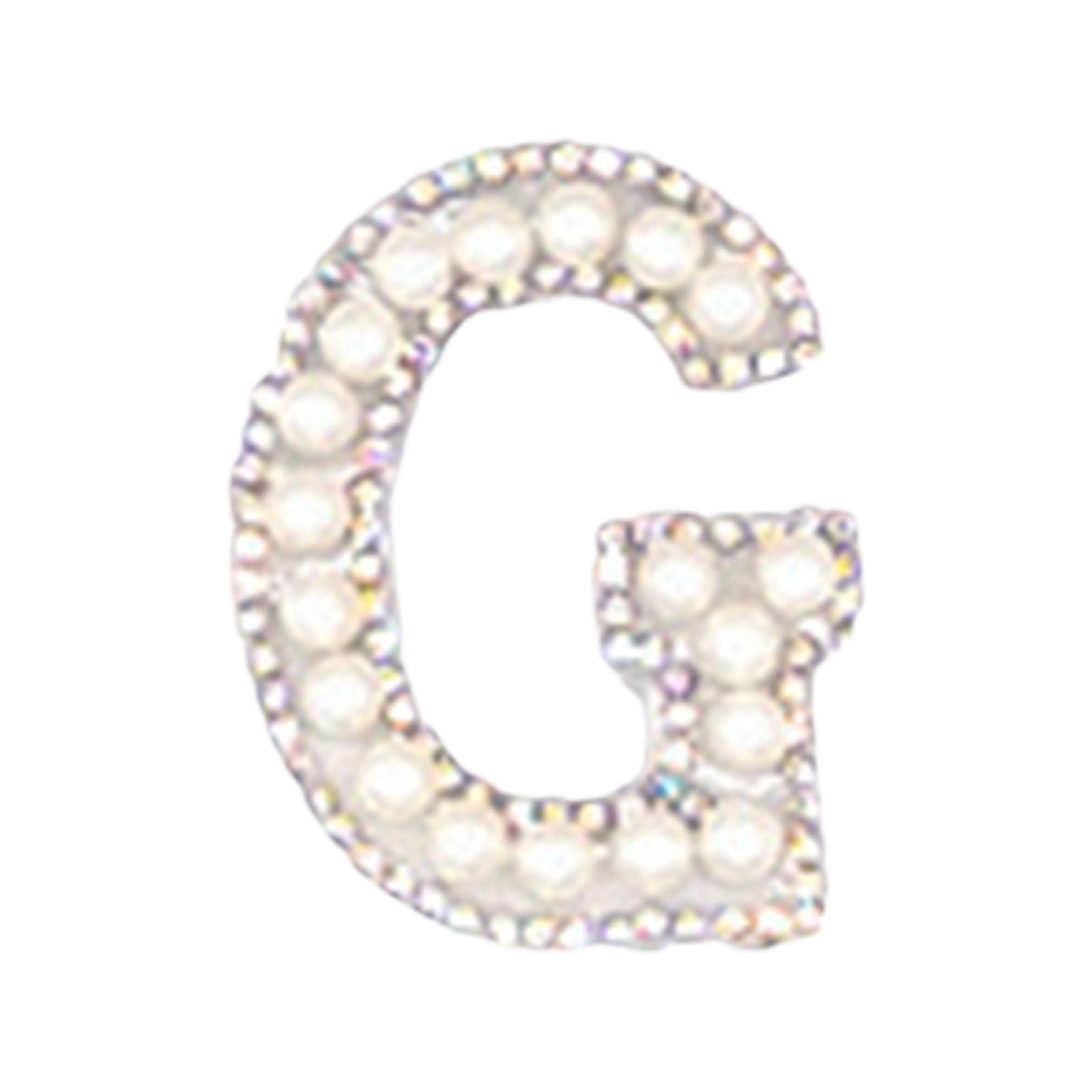 Big Sale!Veeogra Personalized Pearl Letter Patch Alphabet Patch ...