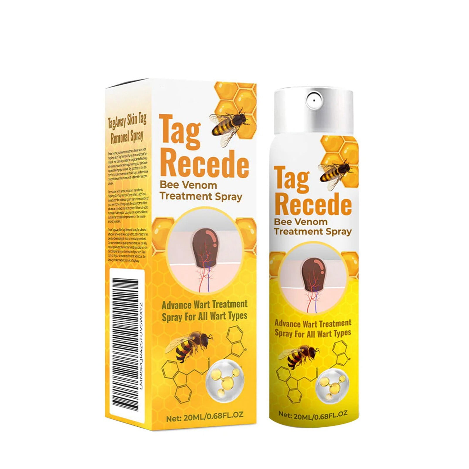 Big Sale!WEANT Bee Spray, Male And Female Bee Label Spray, Remove Warts ...