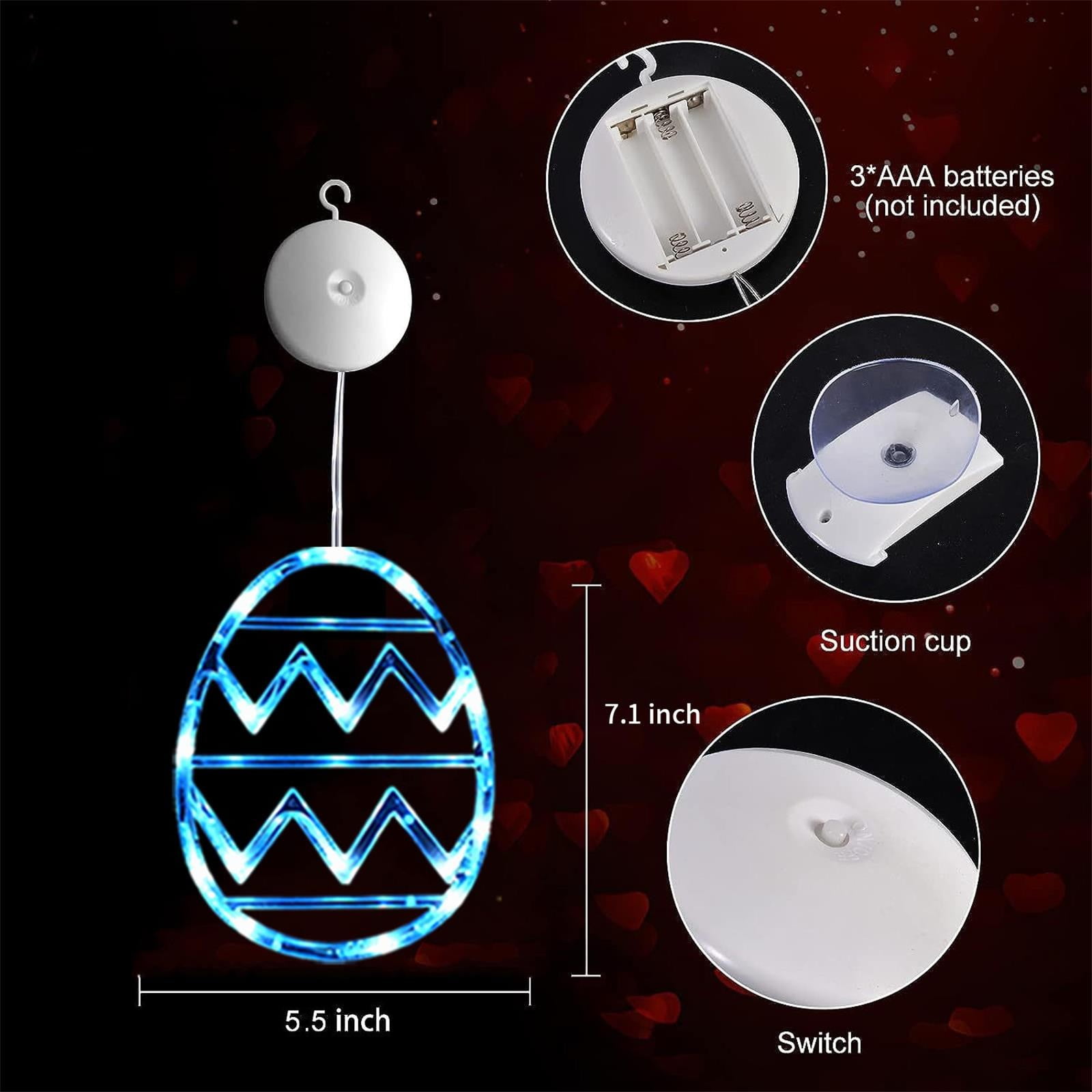 Big Sale! WEANT Easter Decorations Easter Suction Cup Lamp Luminous ...