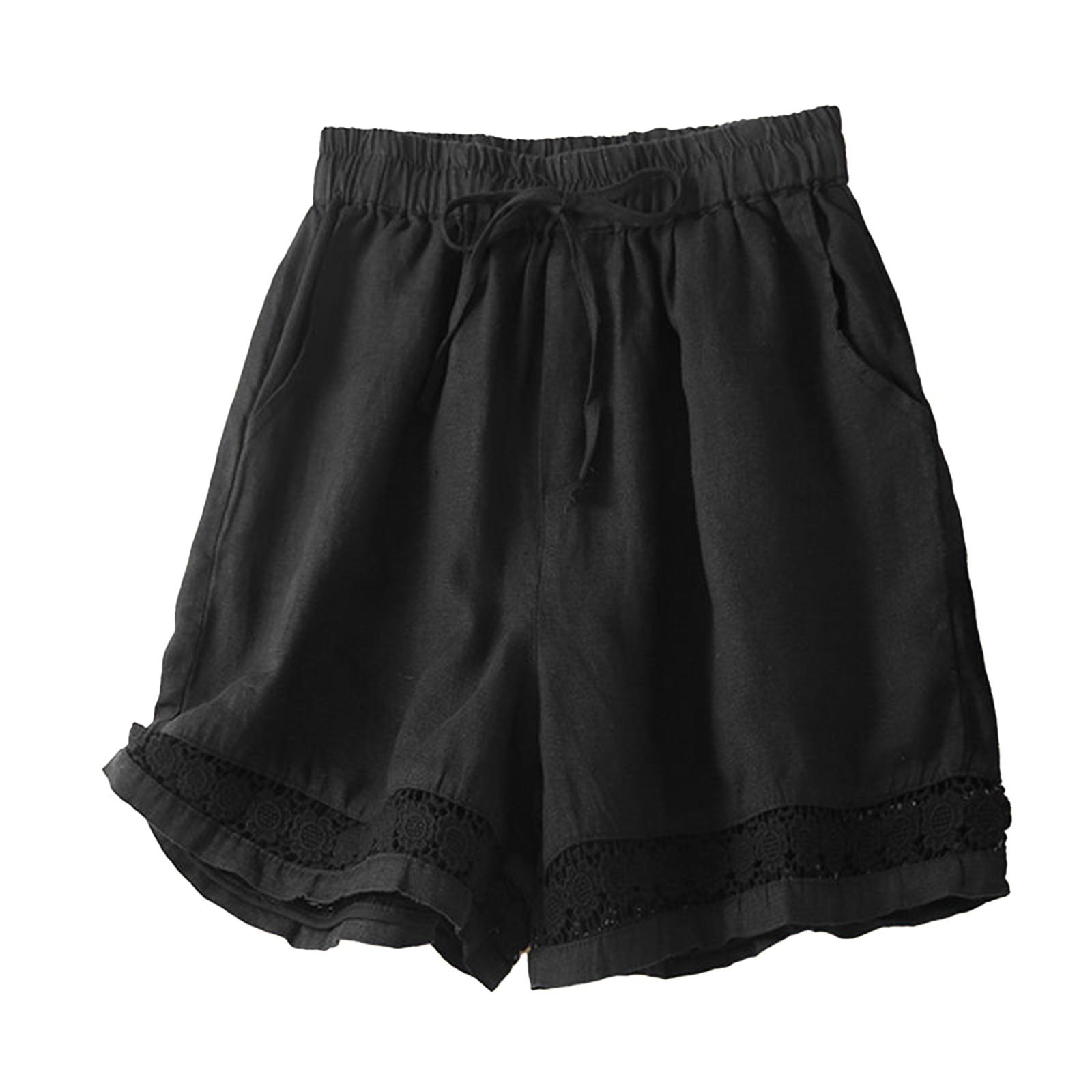 FUNUONY Womens Lightweight Shorts Casual Baggy Trendy Short Pants ...