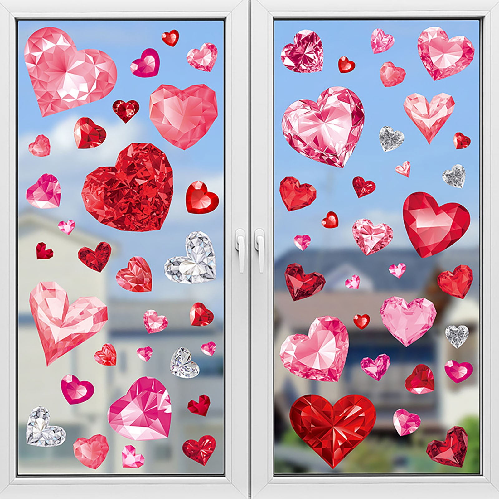 Big Sale of New Arrival Made of Paper, Wall Stickers Heart Window ...