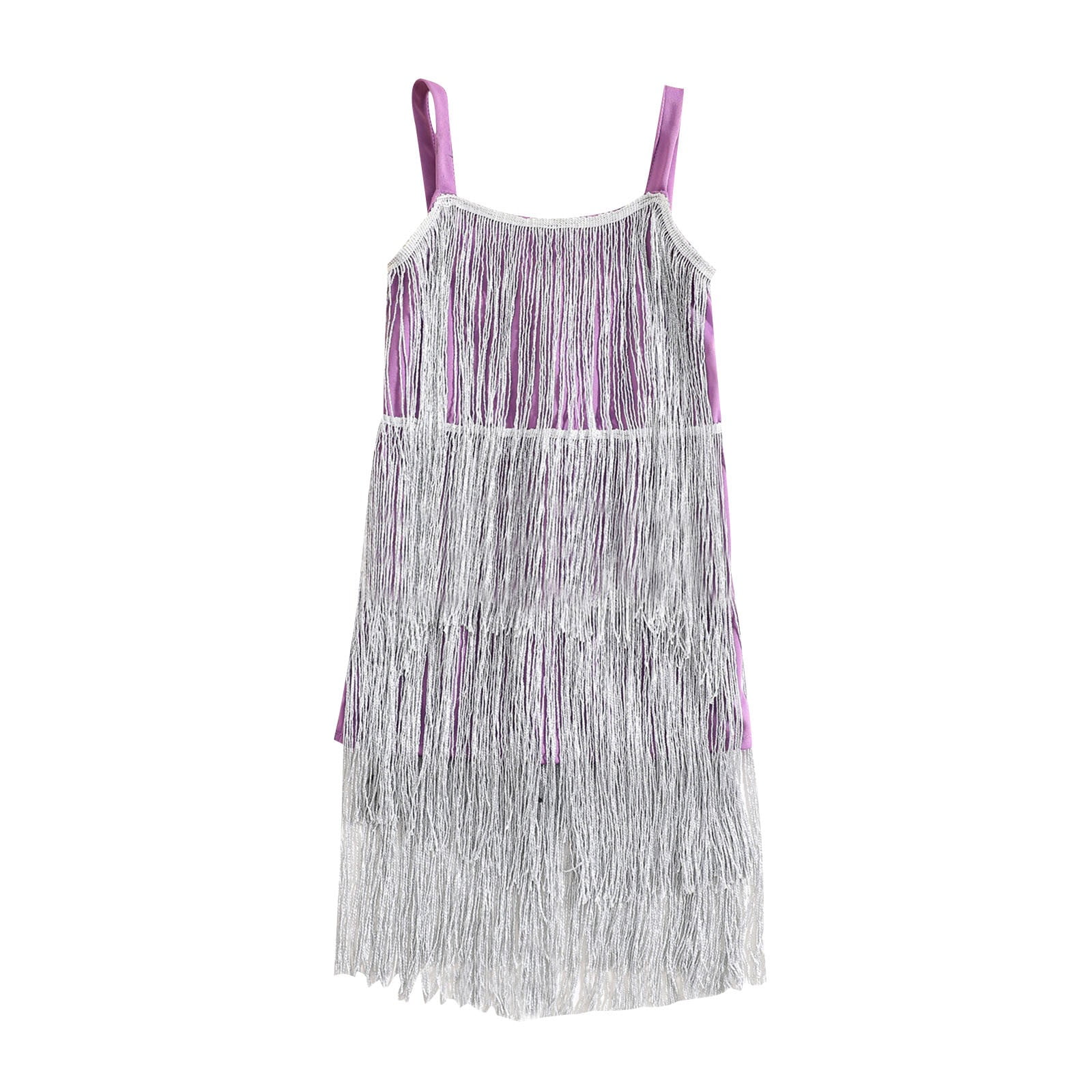 Big Sales OGLCCG Little Kids Girls Sequin Fringe Dress Sparkling Tassel ...