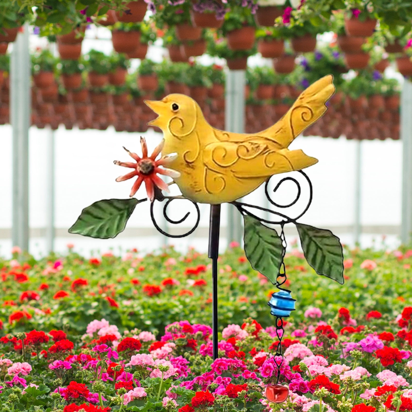 Big Savings! 2024 New Bird Metal Garden Stakes, Decorative Outdoor ...
