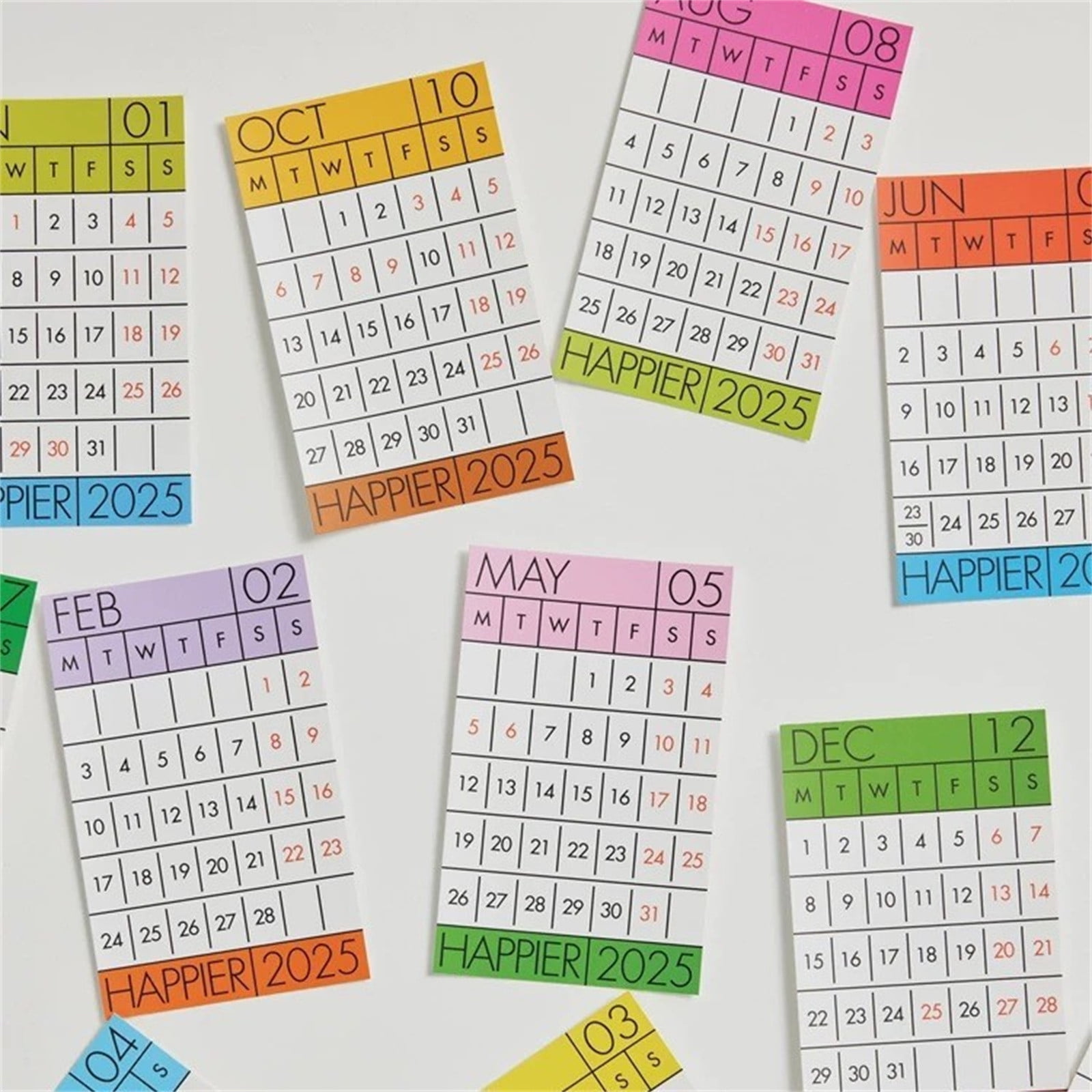 Big Savings! 2025 Calendar Stickers for Diary, Notebook, and Planner ...