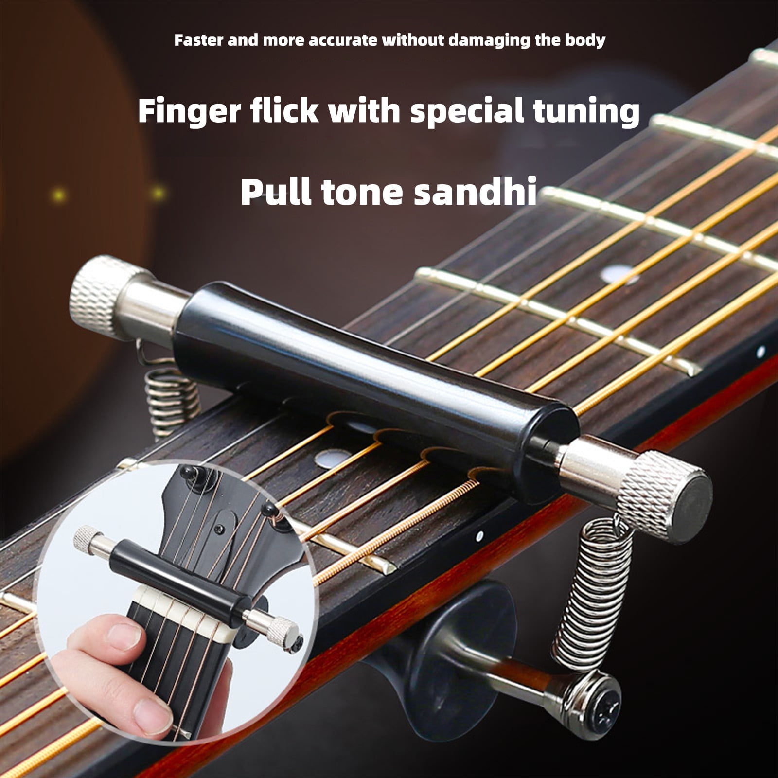 Big Savings! Alloy Steel Guitar Capo, Adjustable Guitar Accessory ...