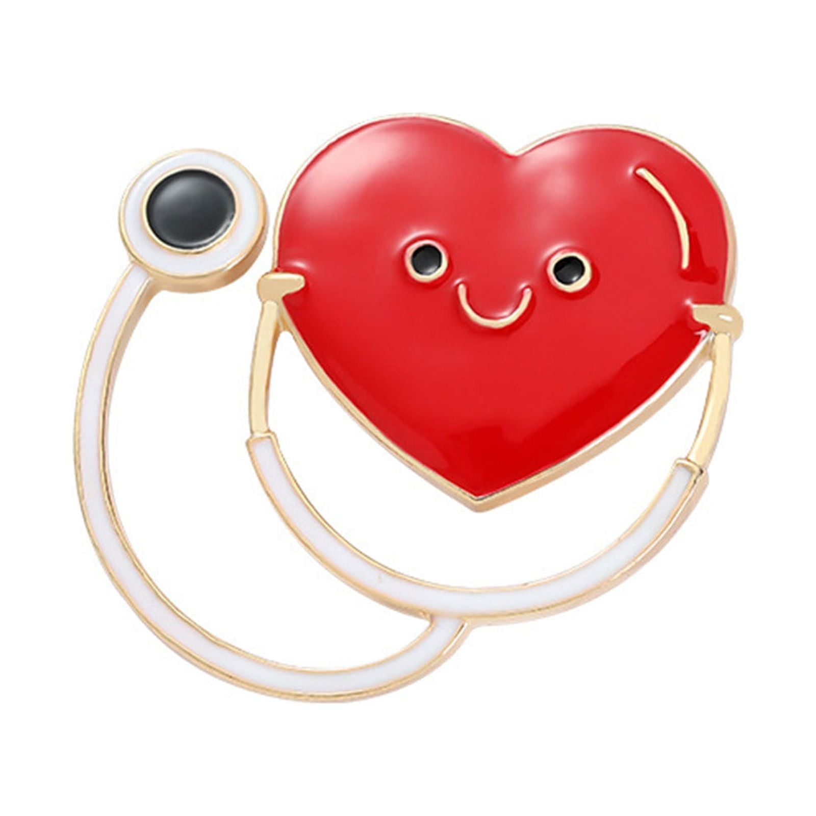 Big Savings! Brooch Creative Cartoon Heartbeat Red Shape Brooch – Fun ...