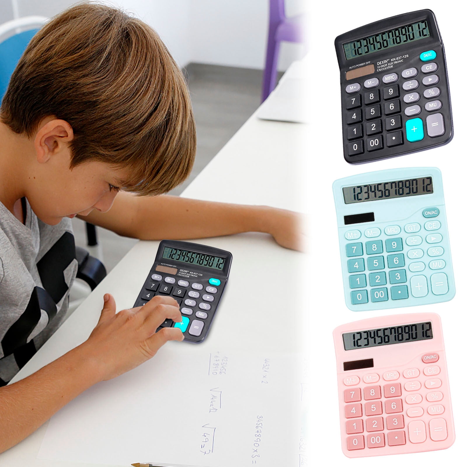 Big Savings! Calculator 12-Digit Oversized LCD Display Oversized ...
