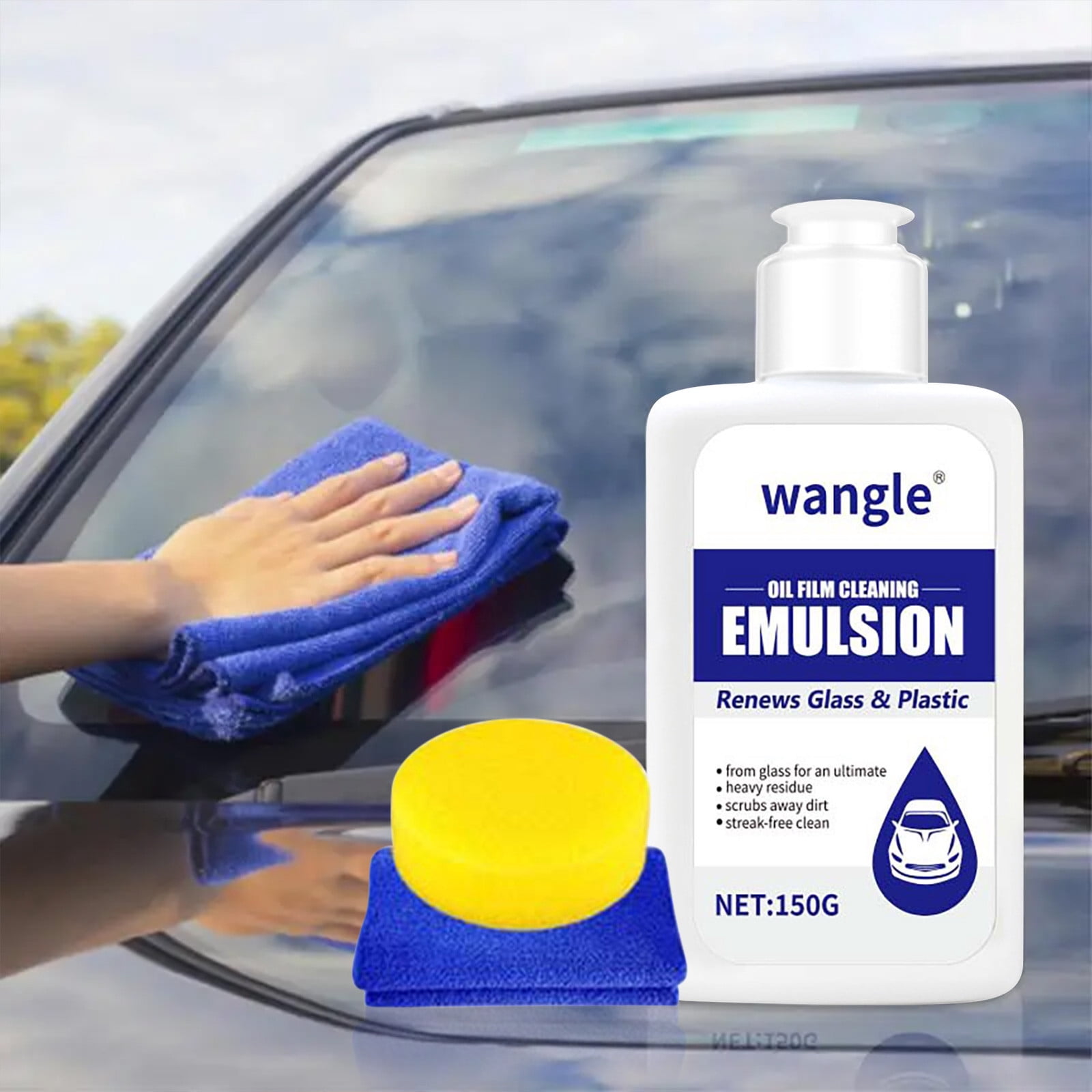 Big Savings,Car Glass Cleaner, Windscreen Oil Film Remover, Rainproof ...