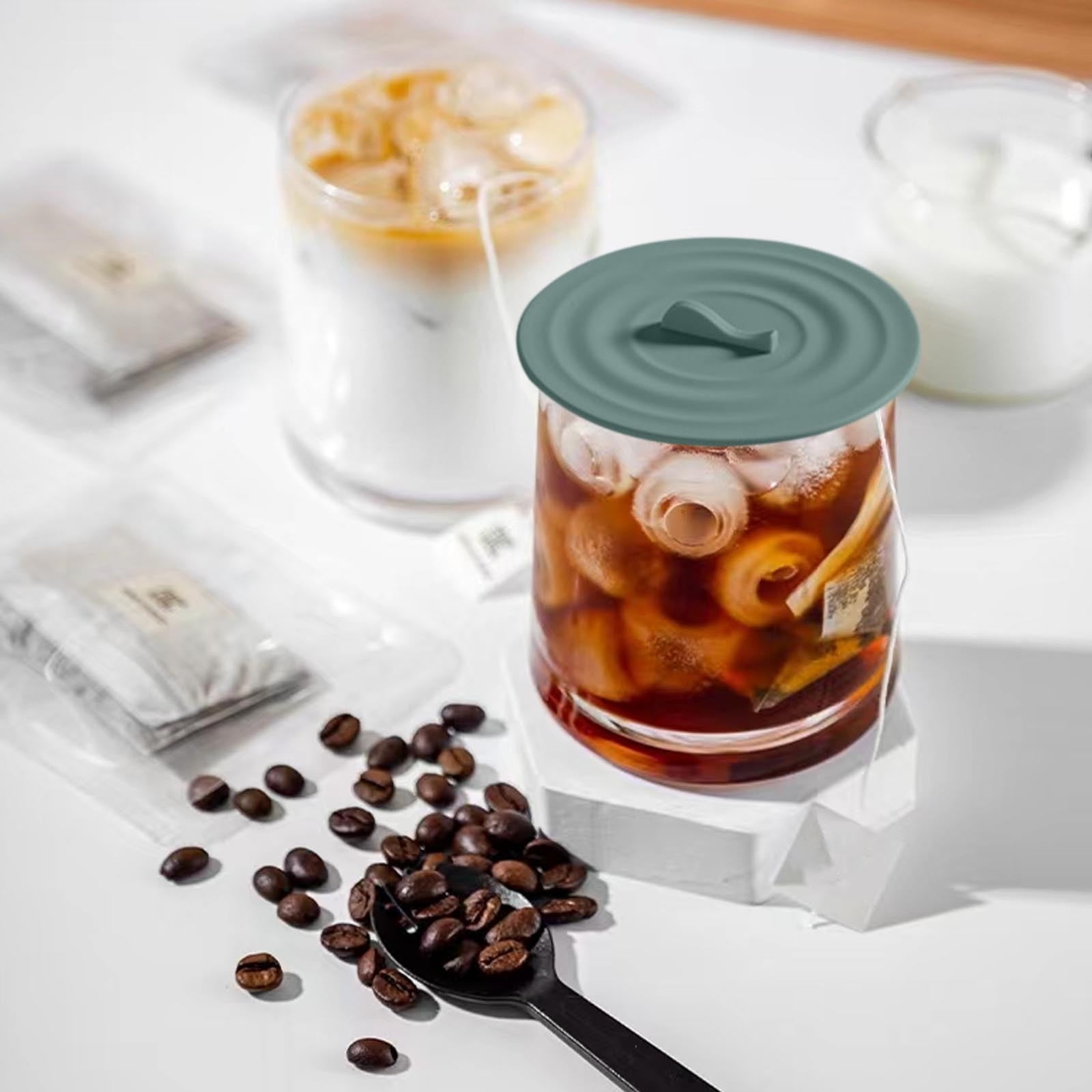 Big Savings! Ceramic Tea Cup Lid, Colorful Cup Covers for Coffee, Milk ...