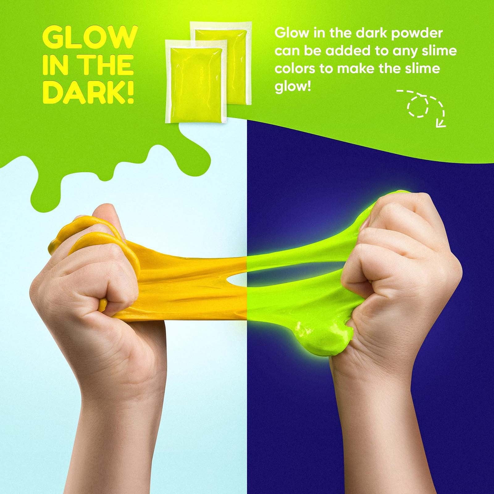 Big Savings! In The Dark Crystal Colored Slime Mesmerizing Visuals Safe ...