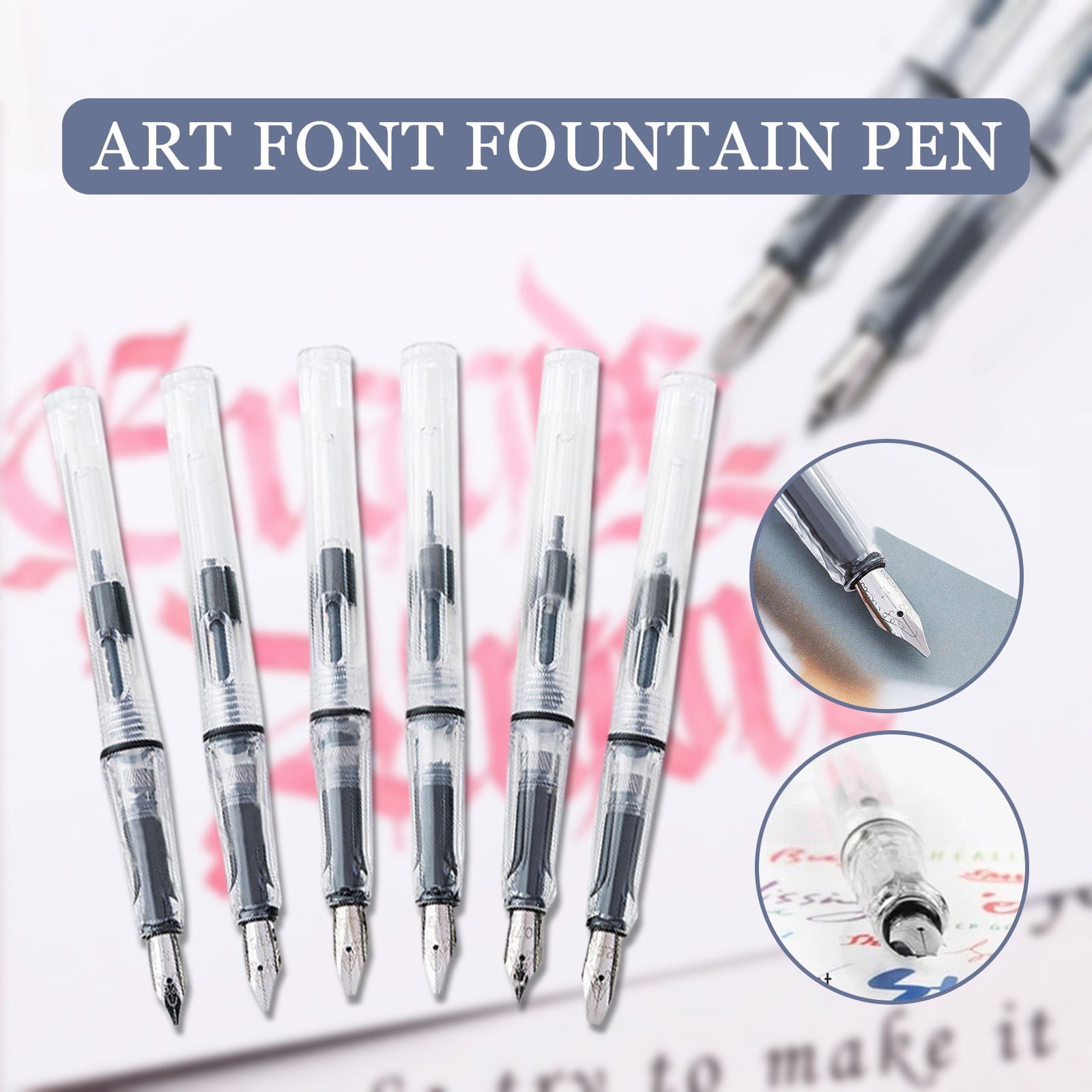 Big Savings! Font Pen & Ink Drawing, Calligraphy Writing Pen, Greeting Card Lettering Tool ...