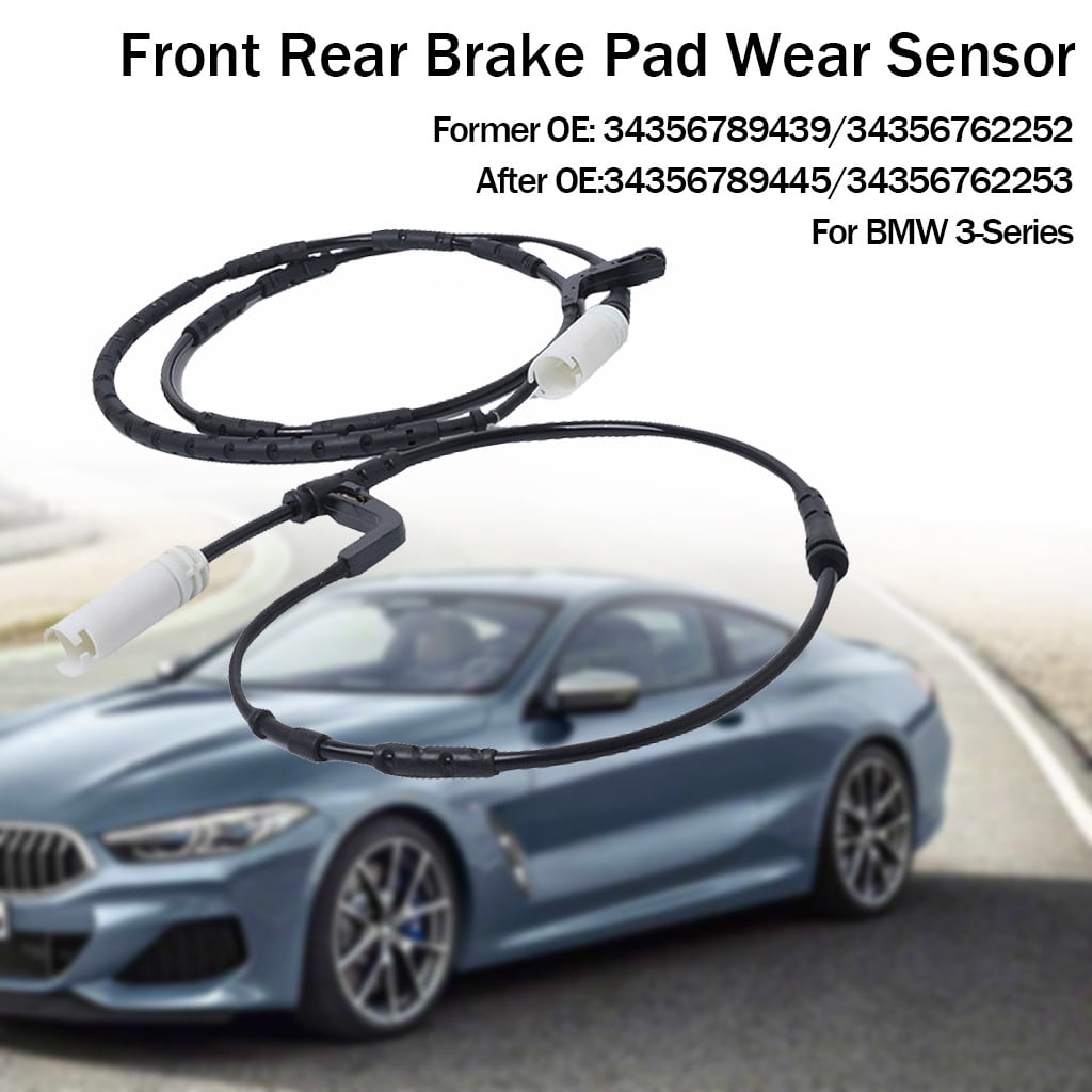 Big Savings! Front & Rear Brake Pad Wear Sensor for BMW E81 E90 E91 E92 ...
